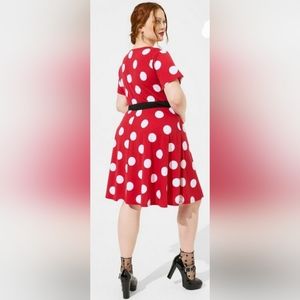 torrid | Dresses | Torrid Disney Minnie Mouse Mini Dress Nwt | Poshmark